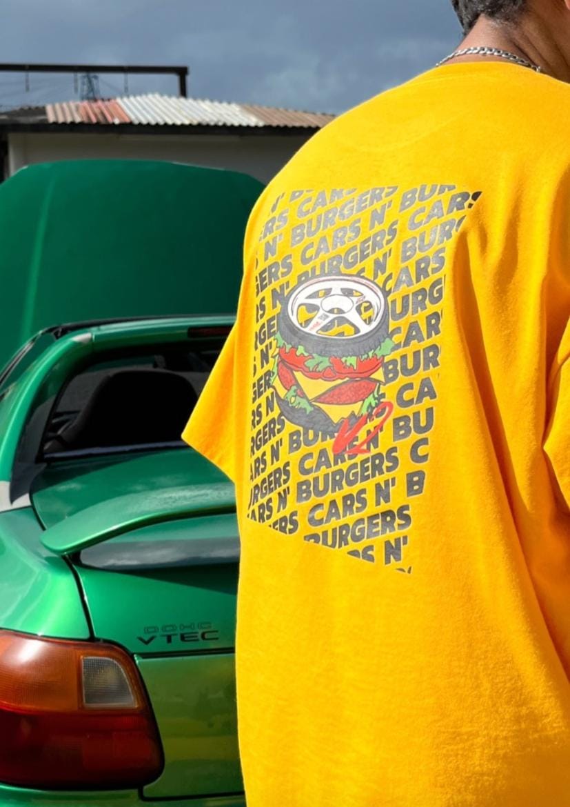 YLW Cars N’ Burgers Tee